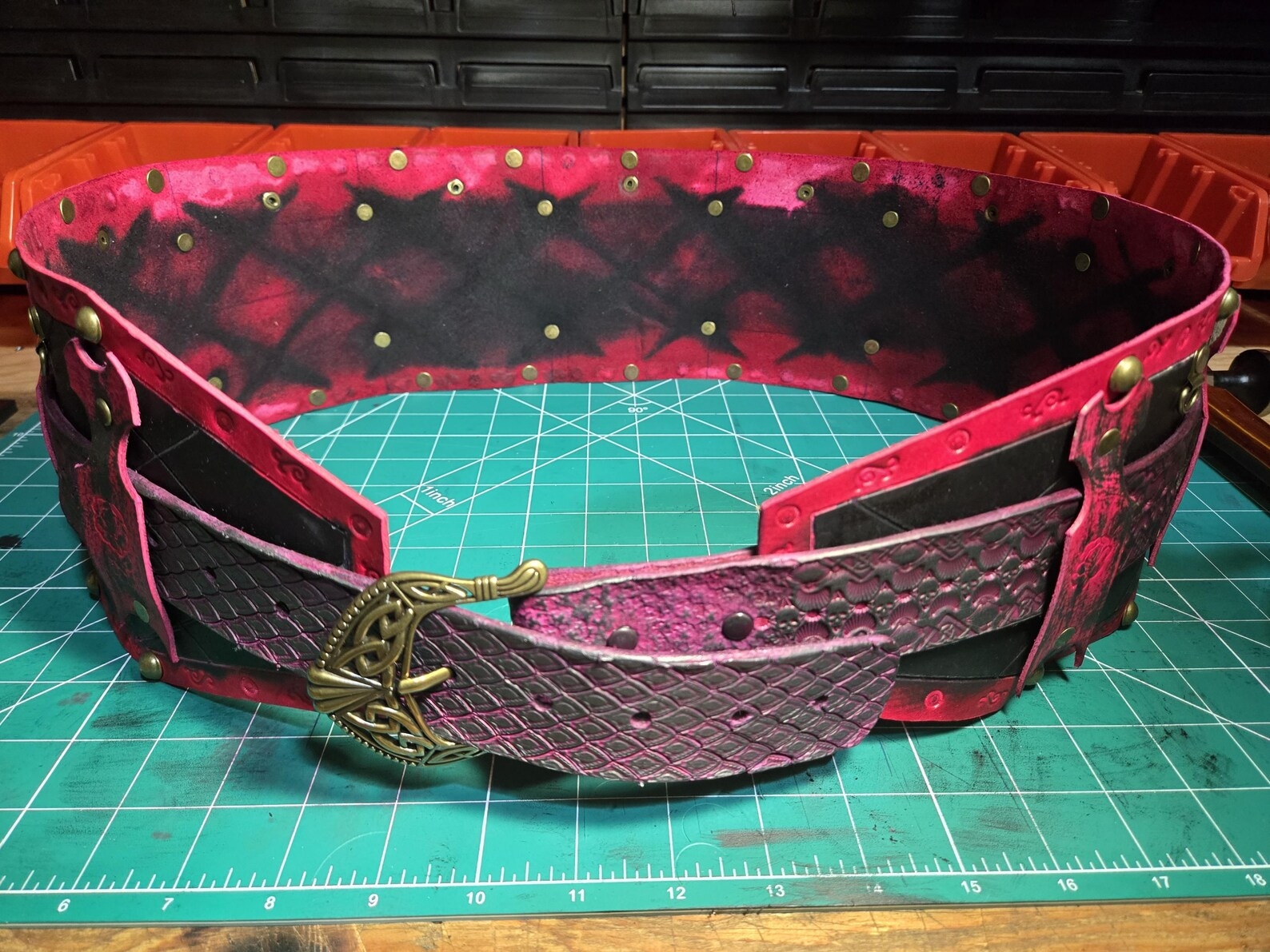 Custom Leather LARP Hero Belt – Handcrafted for Fantasy & Roleplay ...